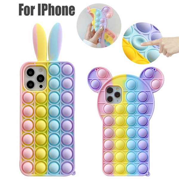 2021 New Rainbow Bubble Phone Case for Iphone6 7 8 Xs Xr 11 12pro Se ...
