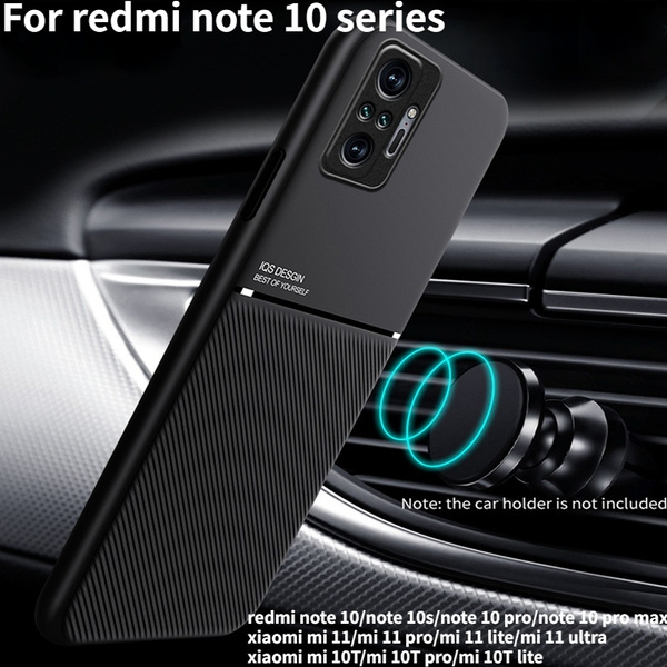 For texture magnetic phone covers for redmi note 10 note 10s note 10 ...