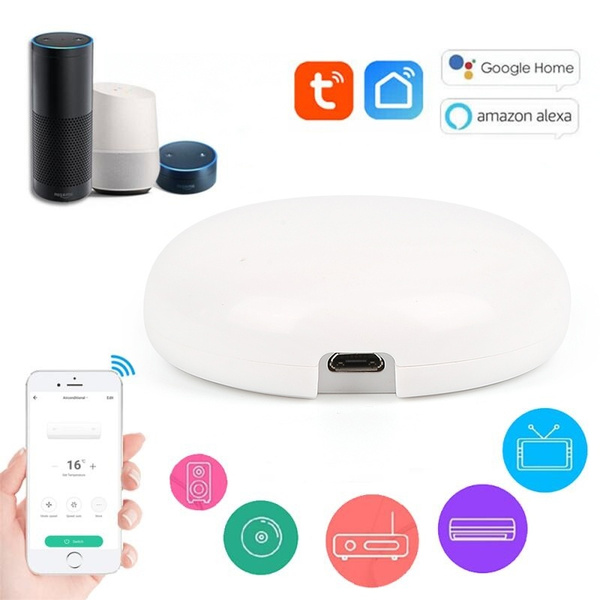 New Universal Voice Control Wifi Smart Ir Blaster Intelligent Remote