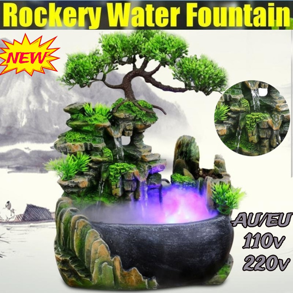 NEW 2 Style Analog Fountain Humidifiers Desktop Waterfall Fountain ...
