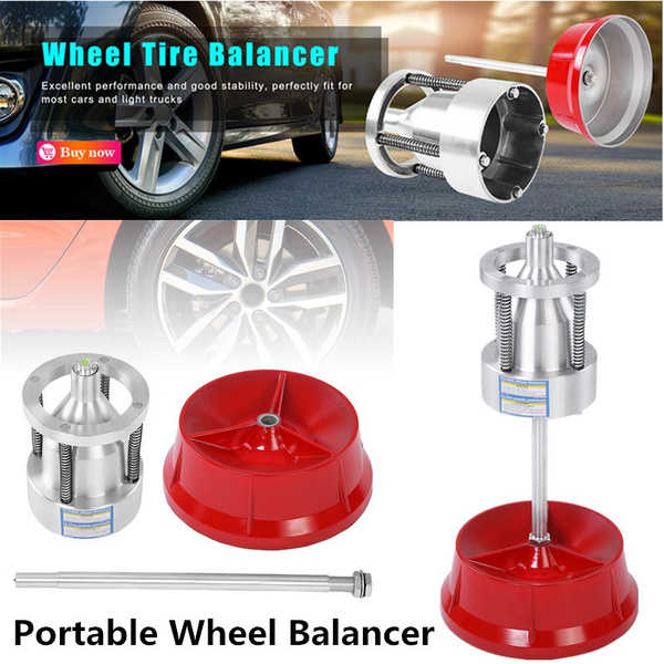 Car Truck Portable Hubs Wheel Tire Balancer Bubble Level Heavy Duty Rim ...