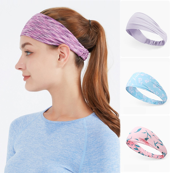 X-TIGER Yoga Running Sports Headbands Hair Bands Elastic Non Slip Sweat ...