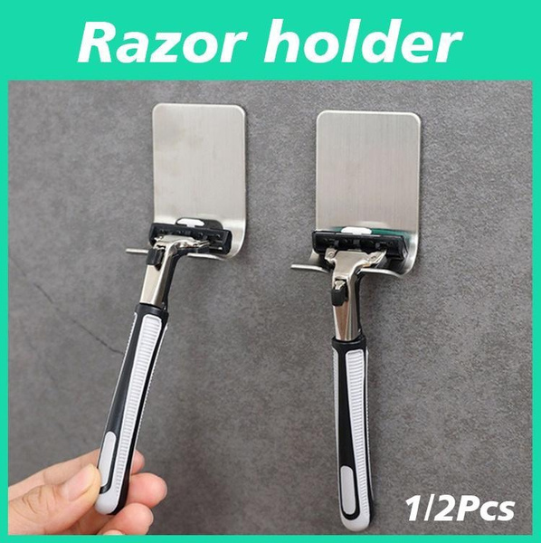 1/2Pcs 304 stainless steel Razor Holder Men Shaving Shaver Razor Stand ...