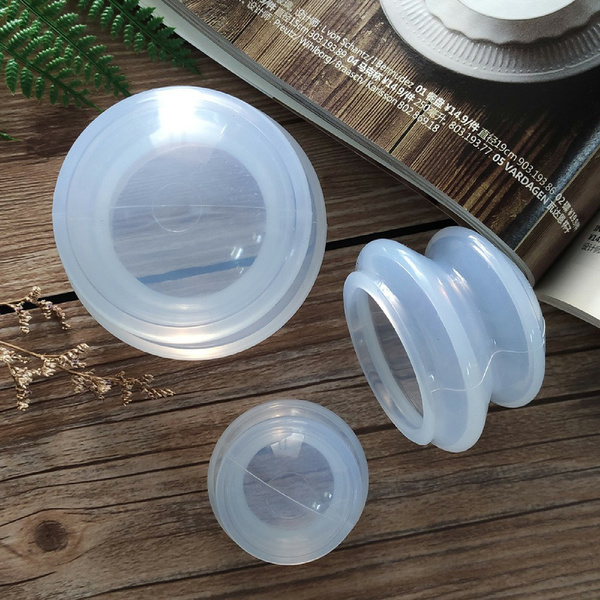 3pcs Silicone Cupping Cup Vacuum Suction Cup for Cellulite Massage ...