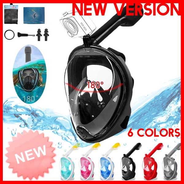 Swimming Diving Breath Full Face Mask Surface Snorkel Scuba S/M/L/XL ...
