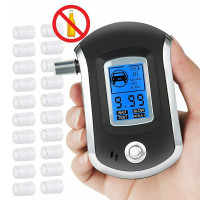 Digital Breath Tester Breathalyzer Analyzer Detector Test Detector + 20 ...