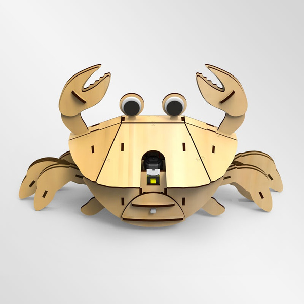 Electric Crawling Walking Bionic Crab Robot Diy Assemble Toy Homemade