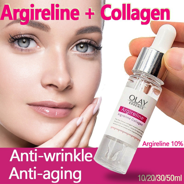 10%Argireline Collagen Peptides Essence Serum Anti-Aging Wrinkle Lift ...