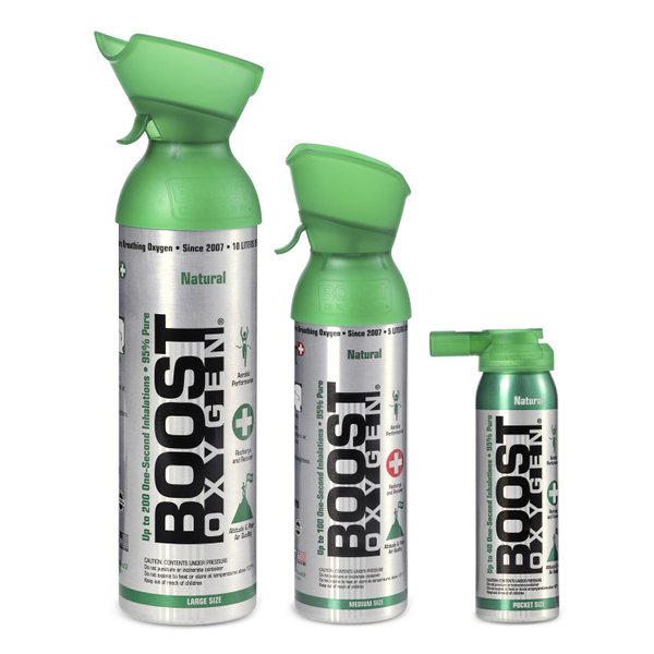 Boost Oxygen Canned Natural Oxygen Inhaler 2L, 5L, and 10L Bottles ...