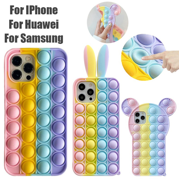 2021 New Rainbow Bubble Phone Case for Iphone6 7 8 Xs Xr 11 12pro Se ...