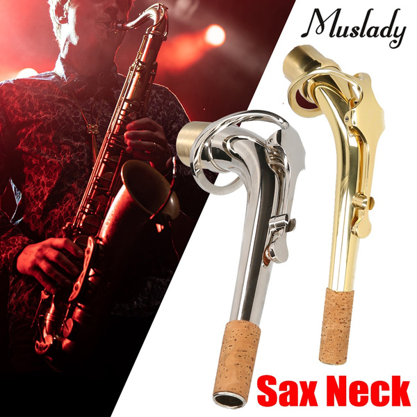 Muslady Alto Saxophone Neck Brass Bend Neck Sax Replacement Part Sax ...
