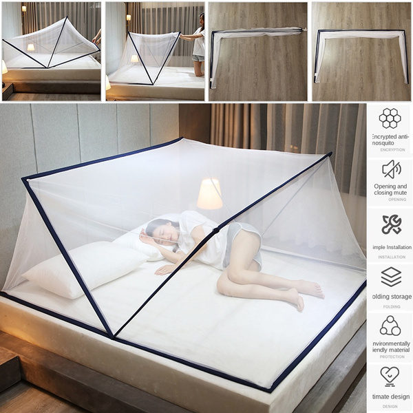 2021 HOT Foldable Bottomless Mosquito Net Portable Anti-mosquito net ...
