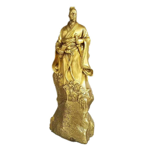 Copper Statue Pure copper Sun Tzu as a decoration soldier Sun Wu, the ...