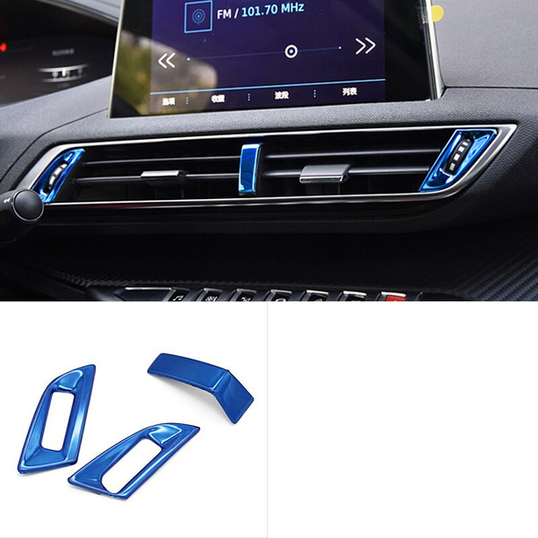 Car Dashboard Center Air Vent Trims for Peugeot 3008 GT 5008GT 2017 ...