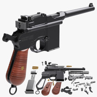 Personality of The Mauser Pistol Tin Painting 20 X 30 | Wish