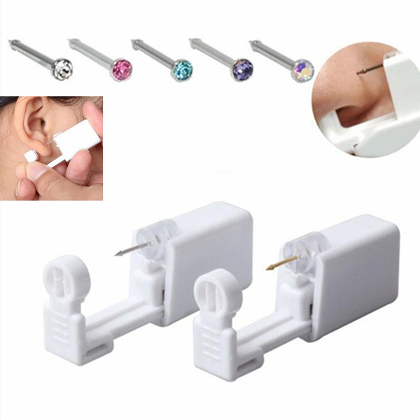 Health and Safety Sterile Disposable Ear Nose Puncture Gun Puncture ...