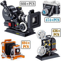 New Film Camera Building Blocks Video Camera Toys Assembly Model DIY ...