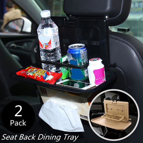 Multi-Functional Seat Back Dining Table Tray Drink Holder,Car Cup ...