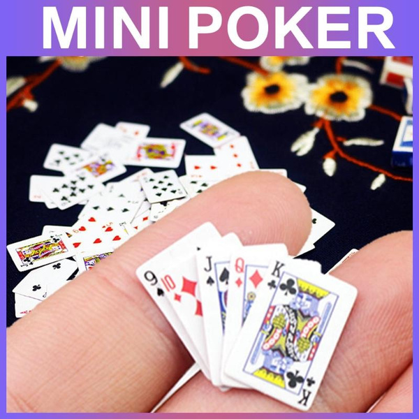 1/2/4PCS Fun Finger Mini Poker Cards Mini Poker Pocket Cards Decoration ...