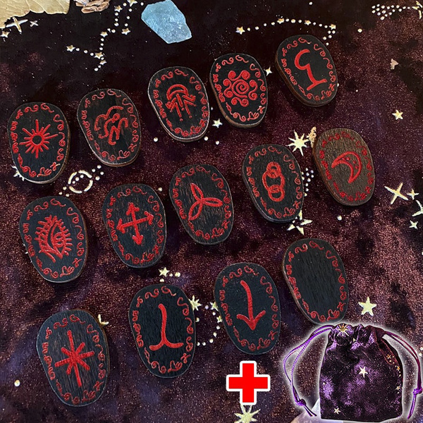Handmade Woodcut Rune Rune Set Western Mysticism Introduction ...