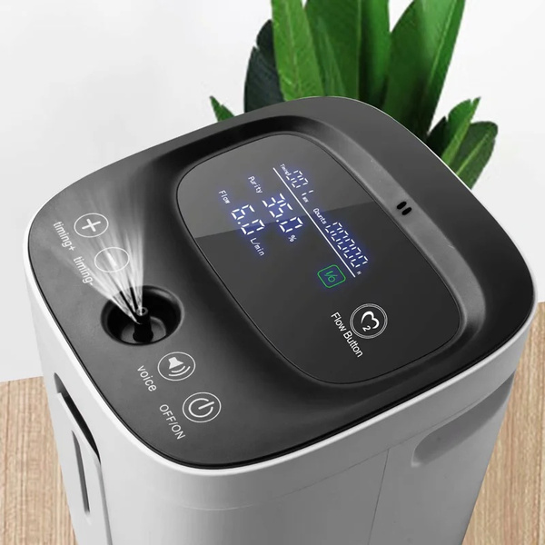 Family Multi-Use oxygen supply continous 1-6L/min O2 flow Adjustable ...