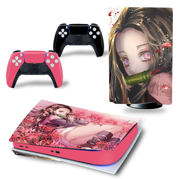 Kamado Nezuko PS5 Disk PS5 Console Sticker Skins Covers Decal for PS5 ...