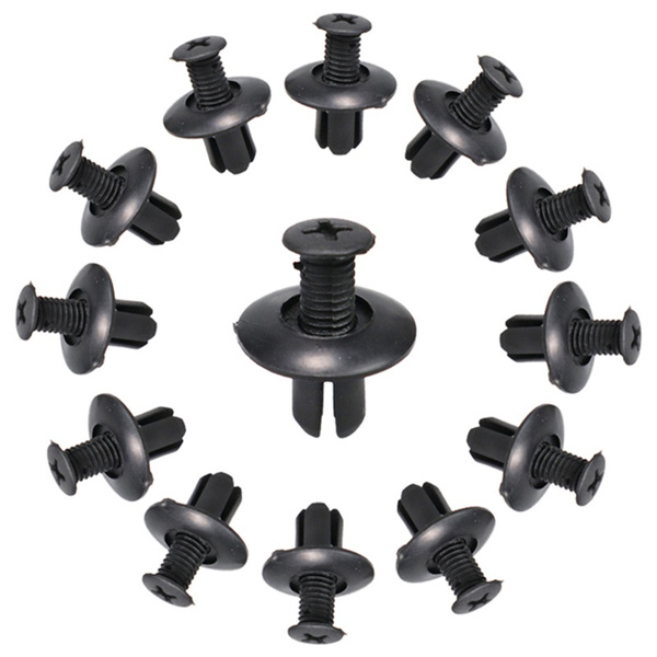 Universal Door Panels Plastic Retainer Fastener Bumper Clips Fender ...