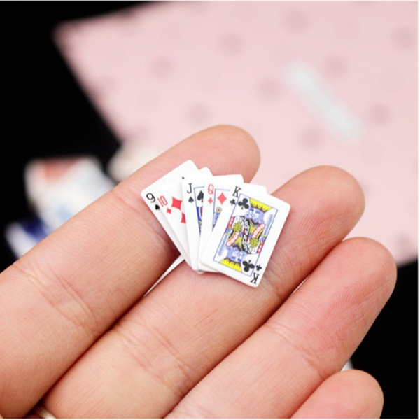 Fun finger Mini playing cards miniature playing cards pocket playing ...