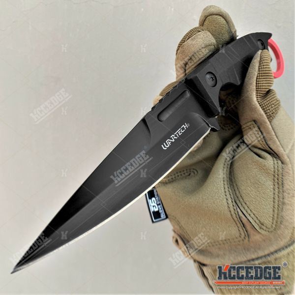 8.25" Full Tang Fixed Blade Knife Tactical Knife w/ Kydex Style Sheath ...