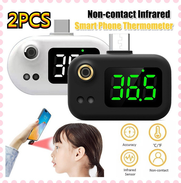 Smart USB mobile phone thermometer portable non-contact infrared plug ...