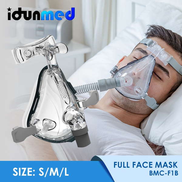 Idunmed CPAP BiPAP Full Face Masks Respirator With Two Adjustable ...