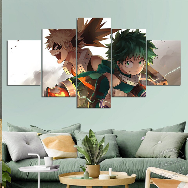 Unframed Boku No Hero Academia Anime Poster My Hero Academia Wall ...
