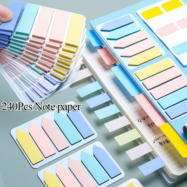 Fluorescent Color Post It Note Index Label Note Paper School Student ...