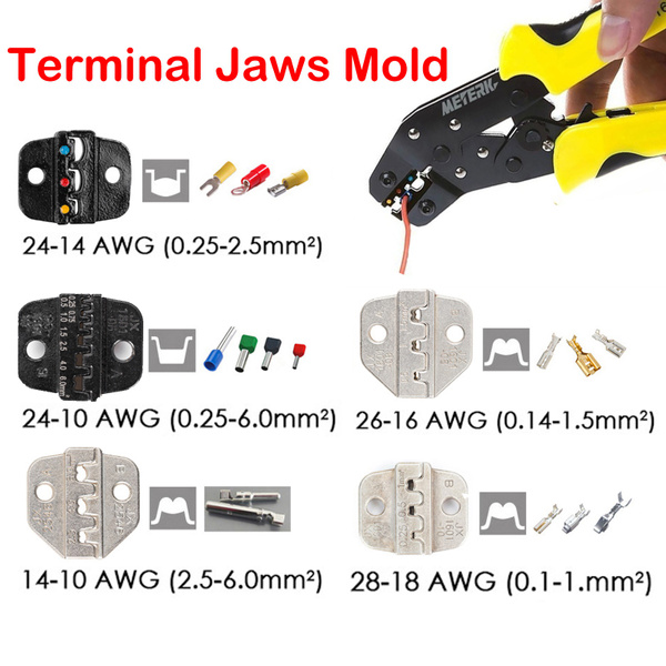 Wire Crimper Crimping Pliers Jaw Bootlace Ferrule Crimpers Cord End ...