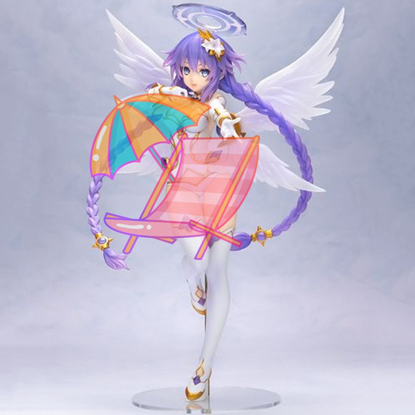 Angel Wing Girl Hyperdimension Neptunia Purple Heart Neptune Action ...