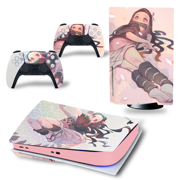 Kamado Nezuko PS5 Disk PS5 Console Sticker Skins Covers Decal for PS5 ...
