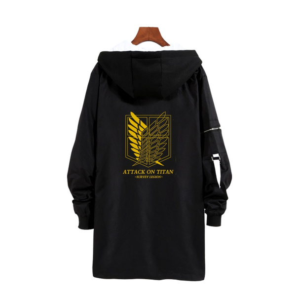 Cosplay Costume Titan Atta Shingeki No Kyojin, Men's Long Jaet Coat ...