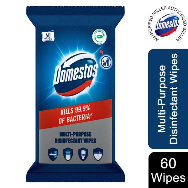 Domestos Disinfectant Antibacterial Surface Wipes to Fight All Germs ...