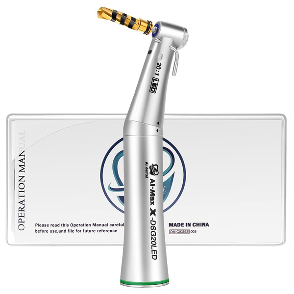 AI-X-DSG20LED Dental 20:1 Self-generator Implant LED Contra Angle ...