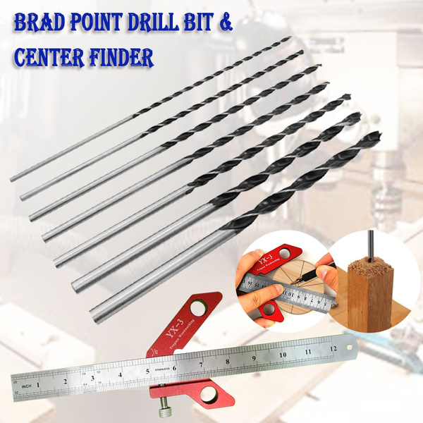 Professional Drilling Set, YX-3 Center finder and Long Brad Point Bit ...