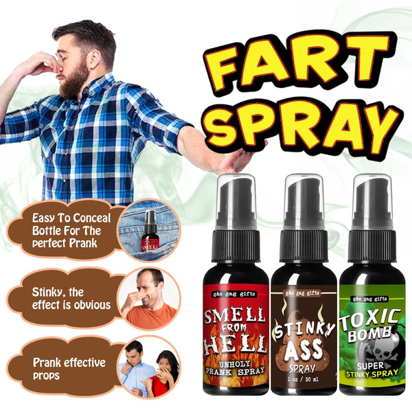 30ML Professional Tricky Funny Prank Fun Liquid Farting Toy Spray ...