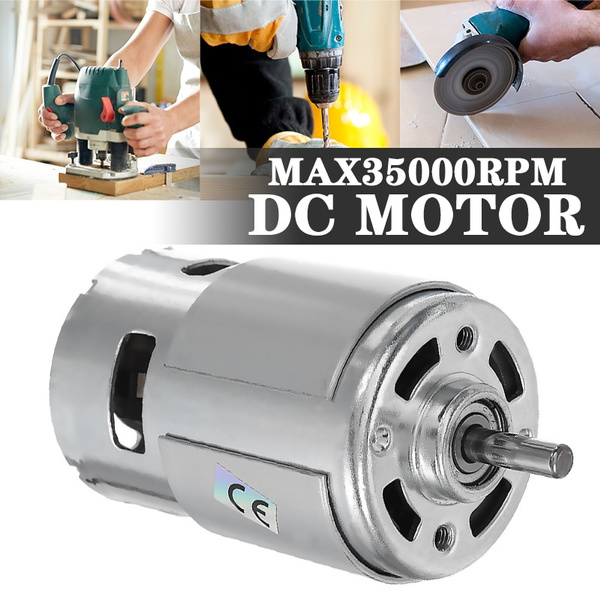 775 DC Motor Max 35000 RPM DC 12V-24V Ball Bearing Large Torque High ... 775 DC Motor Max 35000 RPM DC 12V-24V Ball Bearing Large Torque High ...