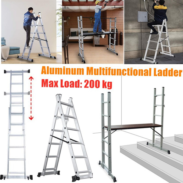 Aluminum Alloy Scaffolding Folding Ladder Multifunctional Ladder With ...