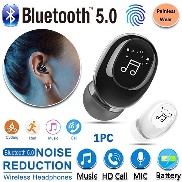 True Wireless Bluetooth 5.0 Touch Control Earphone Mini Single Ear ...