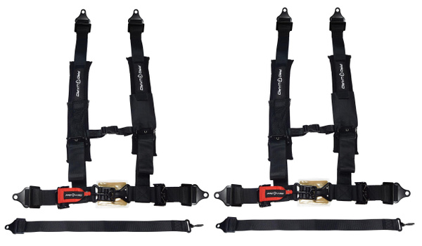 ProGuard Black 5 Point Harness 2" Straps for Off Road Vehicle, ATV, UTV ...