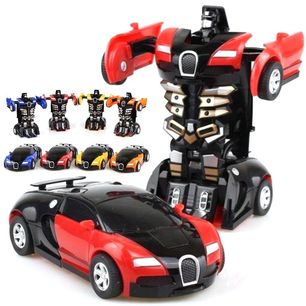 Kids Transformable Toy Car, Inertial Drive Toy Car, Children's Hand-on ...