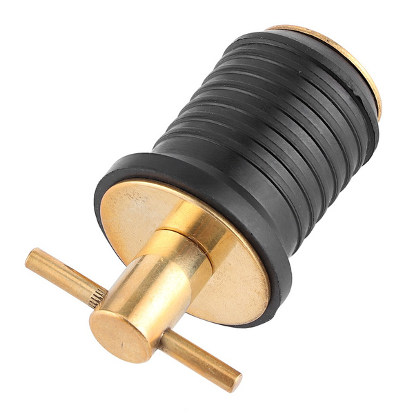 1in Rubber Brass Drain Plug T‑Handle Twist‑In Marine Accessories for ...