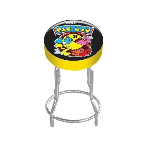 Arcade1UP 7737 Pac-Man Adjustable Stool, 21.5" to 29.5" | Wish