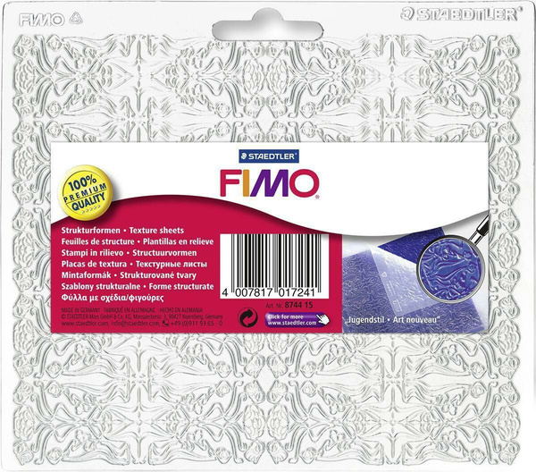 FIMO Texture Art Nouveau FIMO Diy Clay Tool Clay Stamp Clay Polymer ...