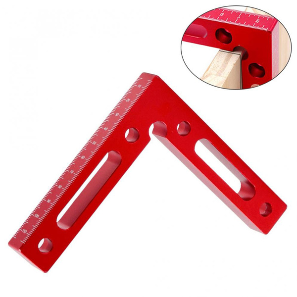 Right Angle L-Shaped Positioning Ruler 90 Degrees Drill Guide Hole ...